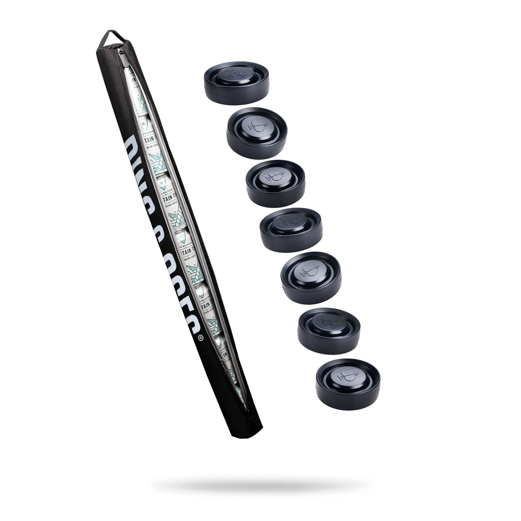 Beer Sleeve Ice Puck Combo | Holds 7 Cans | Insulated Golf Cooler ...