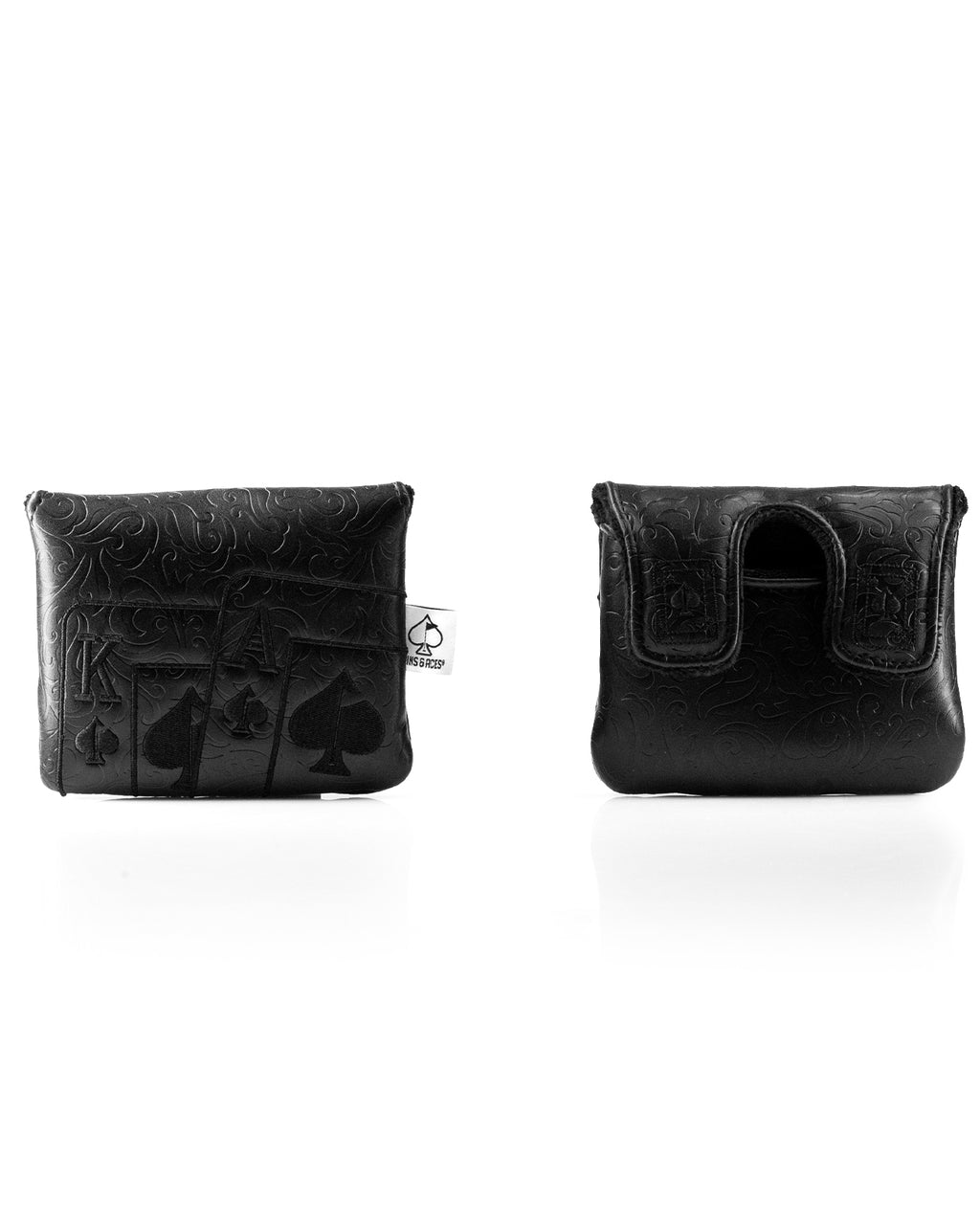 Blackout Center Shaft Mallet Putter Cover - Pins & Aces