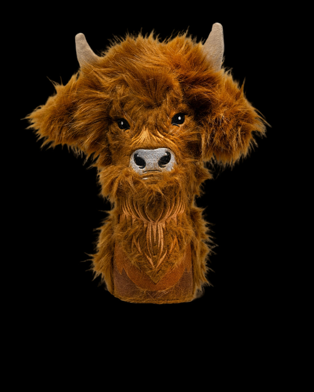 Pins & Aces Highland Cow Driver Cover - Stand Out On The Course