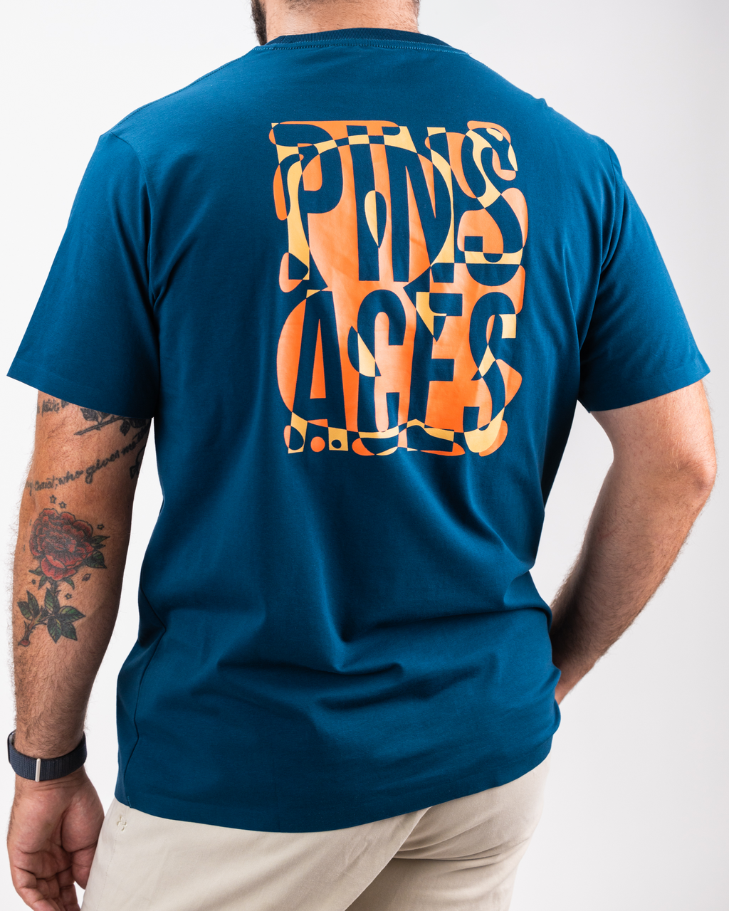 Pins & Aces Retro Lava Tee - The Ultimate Casual Tee!