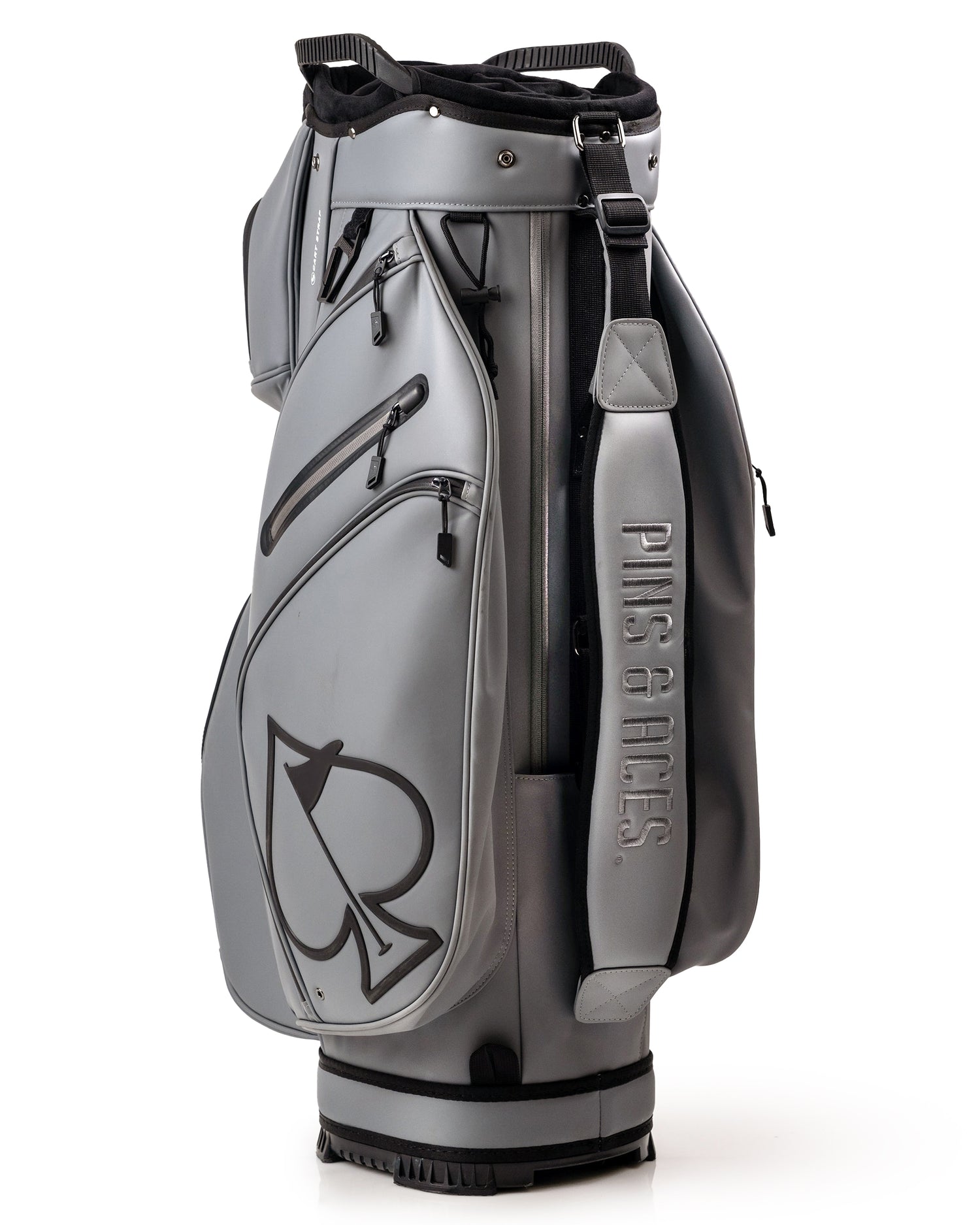 Pins & Aces Cart Bag - Flat Ash | Player Preferred Golf Bag
