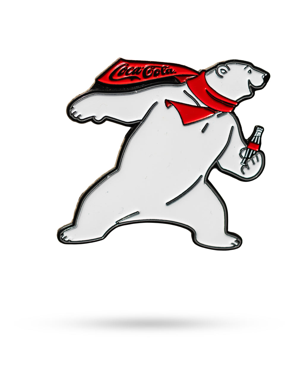Coca-Cola Bear Ball Marker | Stainless Steel | Durable Enamel Finish ...
