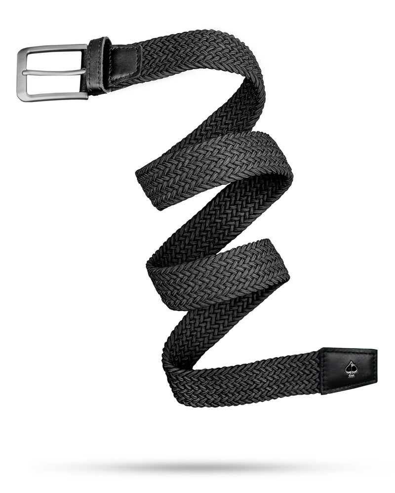 Pins Woven Golf Belt - Black