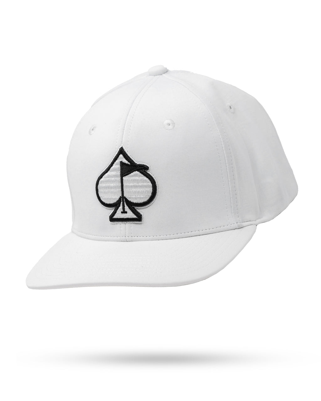Performance Spade Golf Hat - White