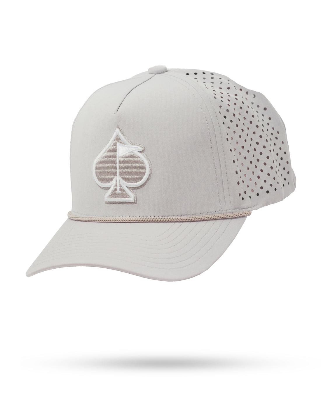 Perforated Golf Rope Hat - Bone