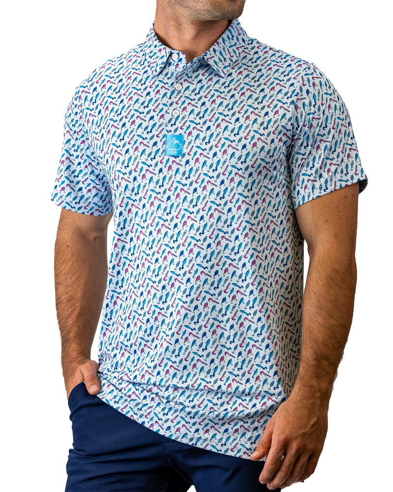 Men's Golf Polos | Signature Spade Logo – Pins and Aces