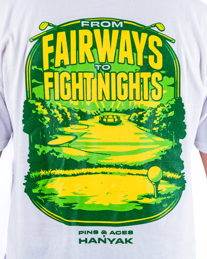 Fairways To Fight Nights Tee | Relaxed Fit | 60% Cotton 40% Poly Blend ...