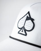 Perforated Golf Rope Hat - White