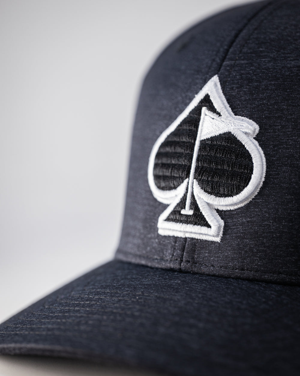 Get Noticed: Performance Spade Hat - Charcoal - Pins & Aces