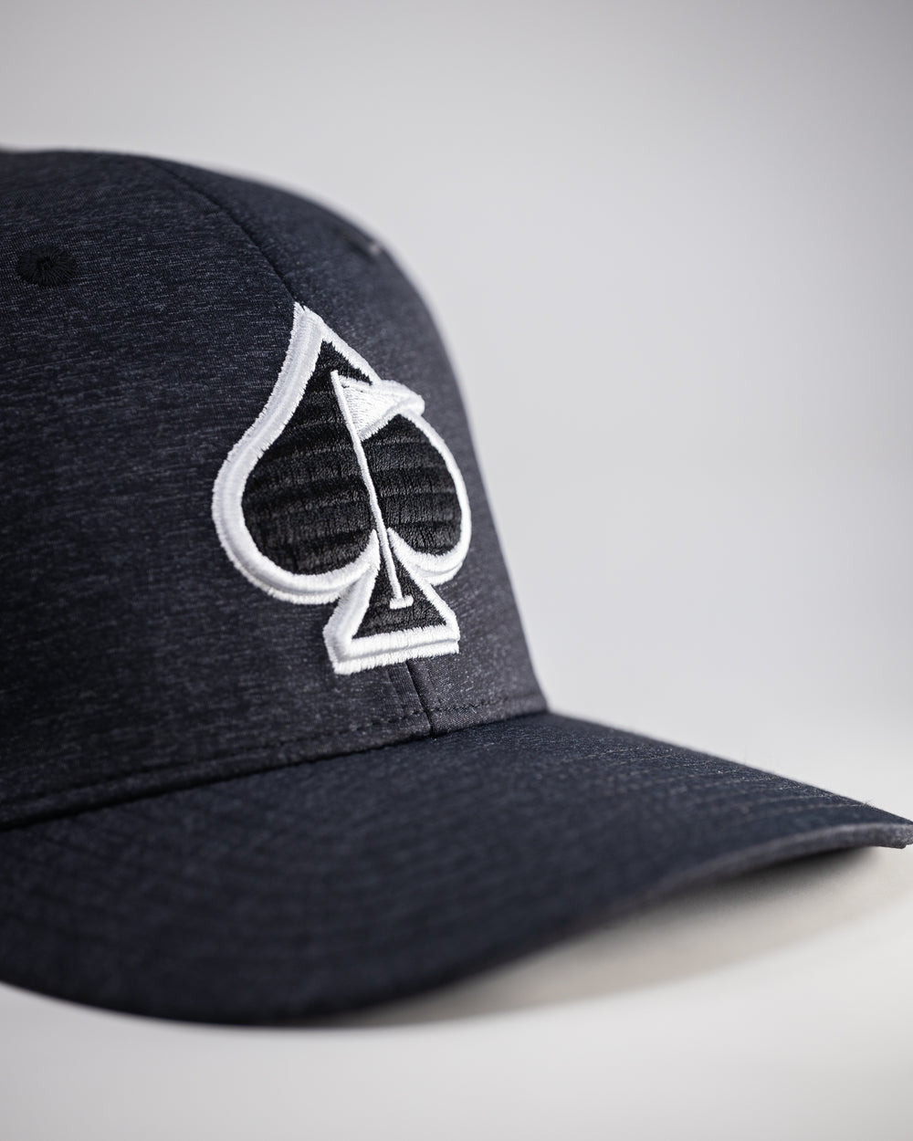 Get Noticed: Performance Spade Hat - Charcoal - Pins & Aces