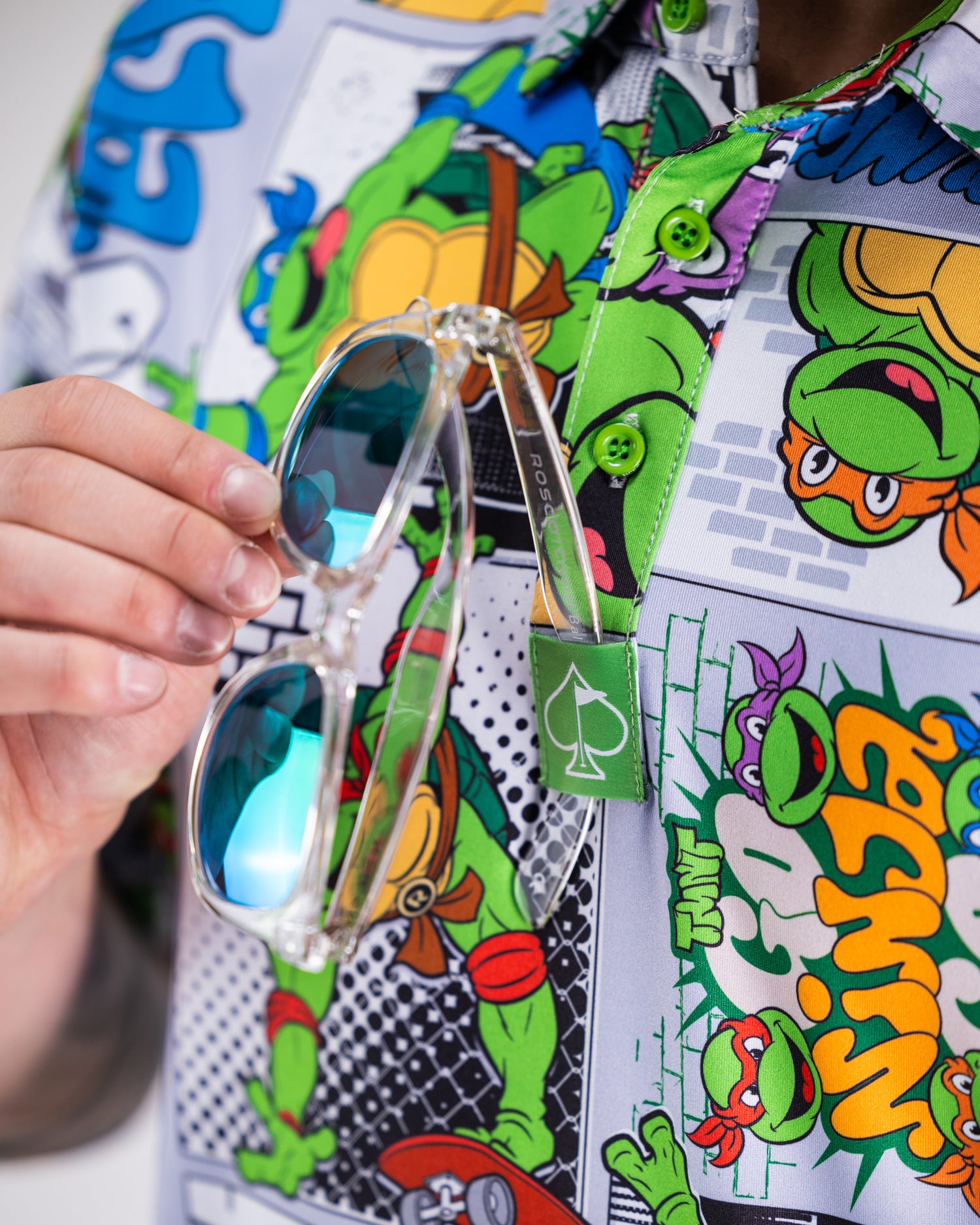 Men's Golf Polo TMNT - Comic Strip Polo