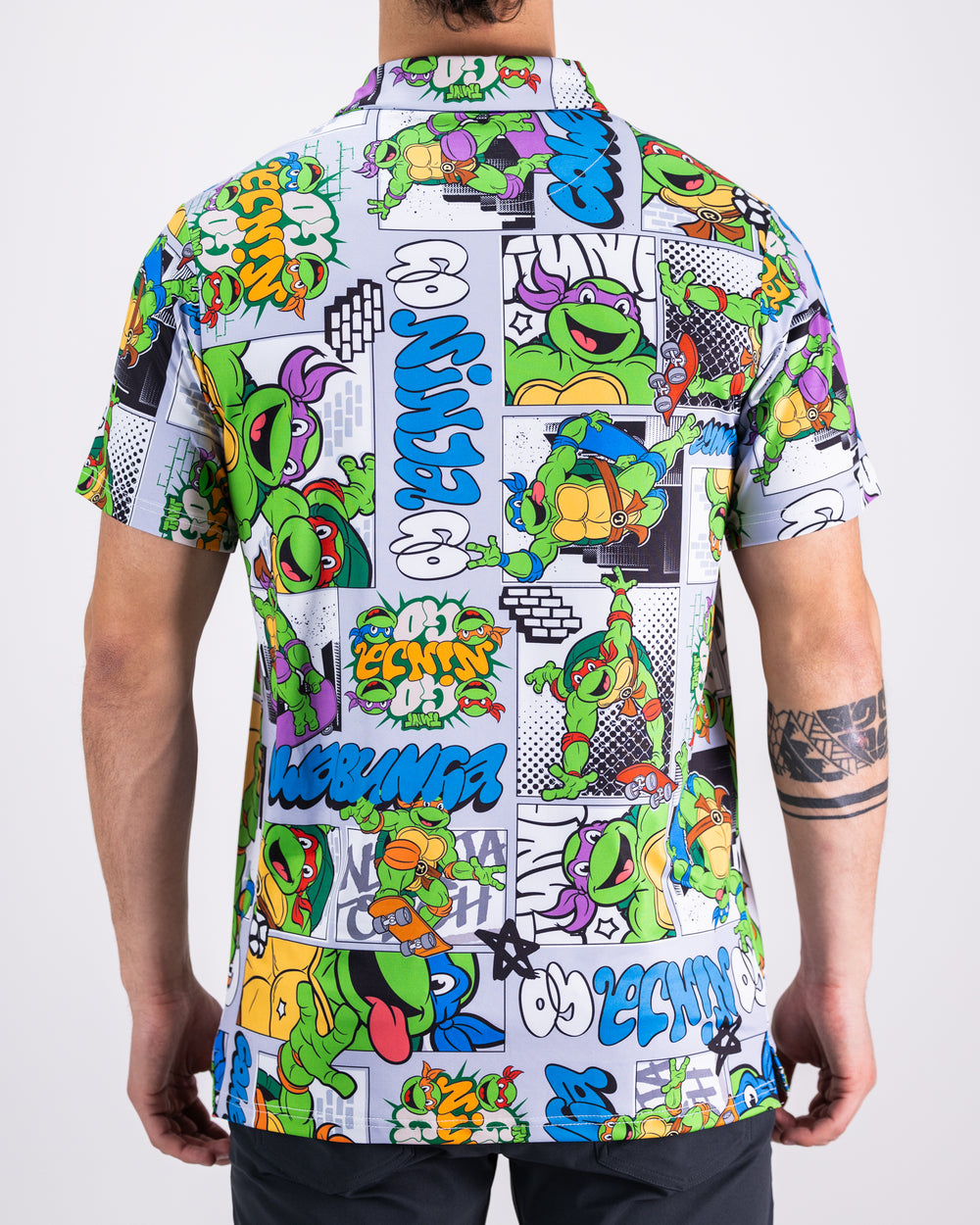 Men's Golf Polo TMNT - Comic Strip Polo