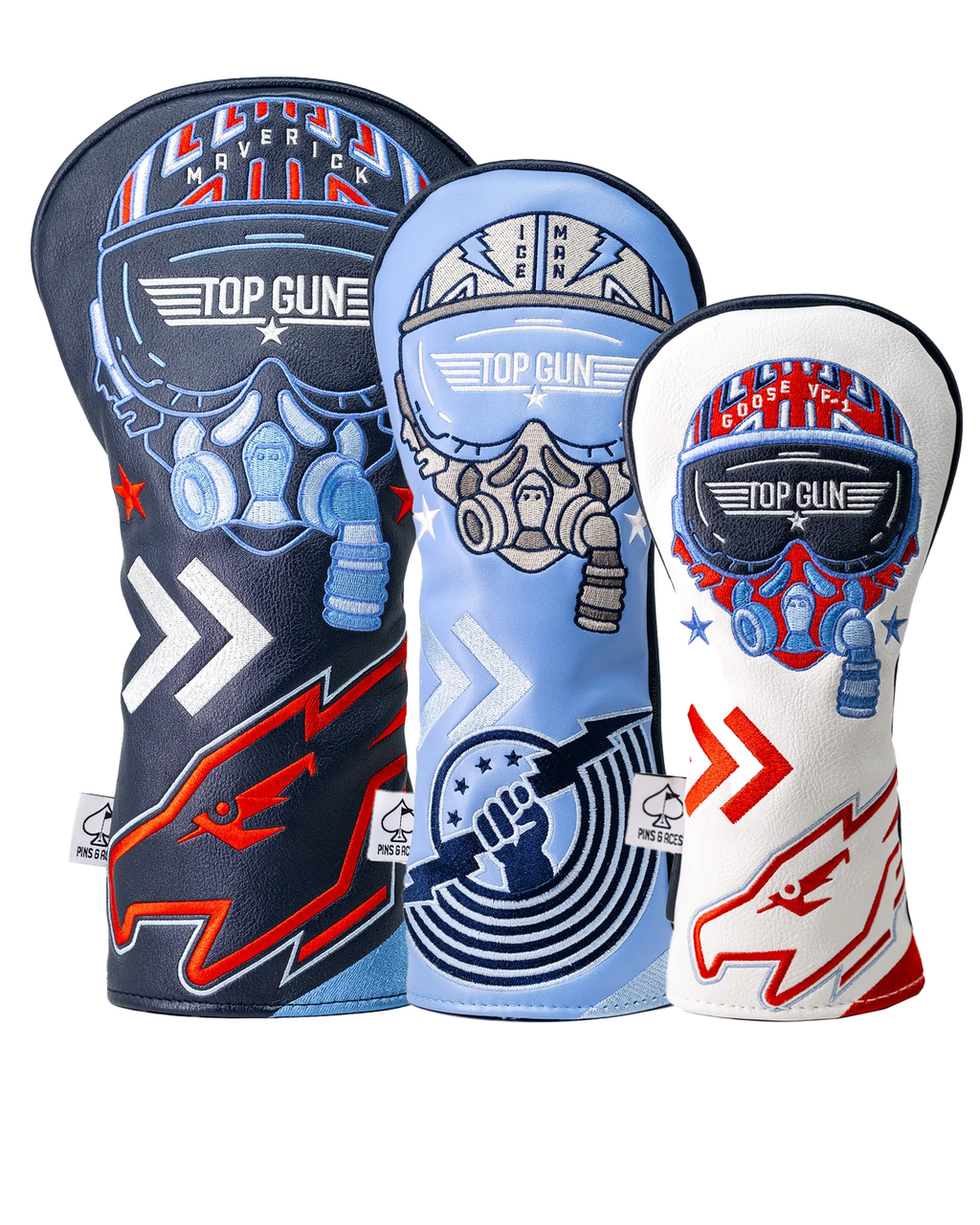 Top Gun Headcover Set | Premium Hand-Crafted | Fits All Standard ...