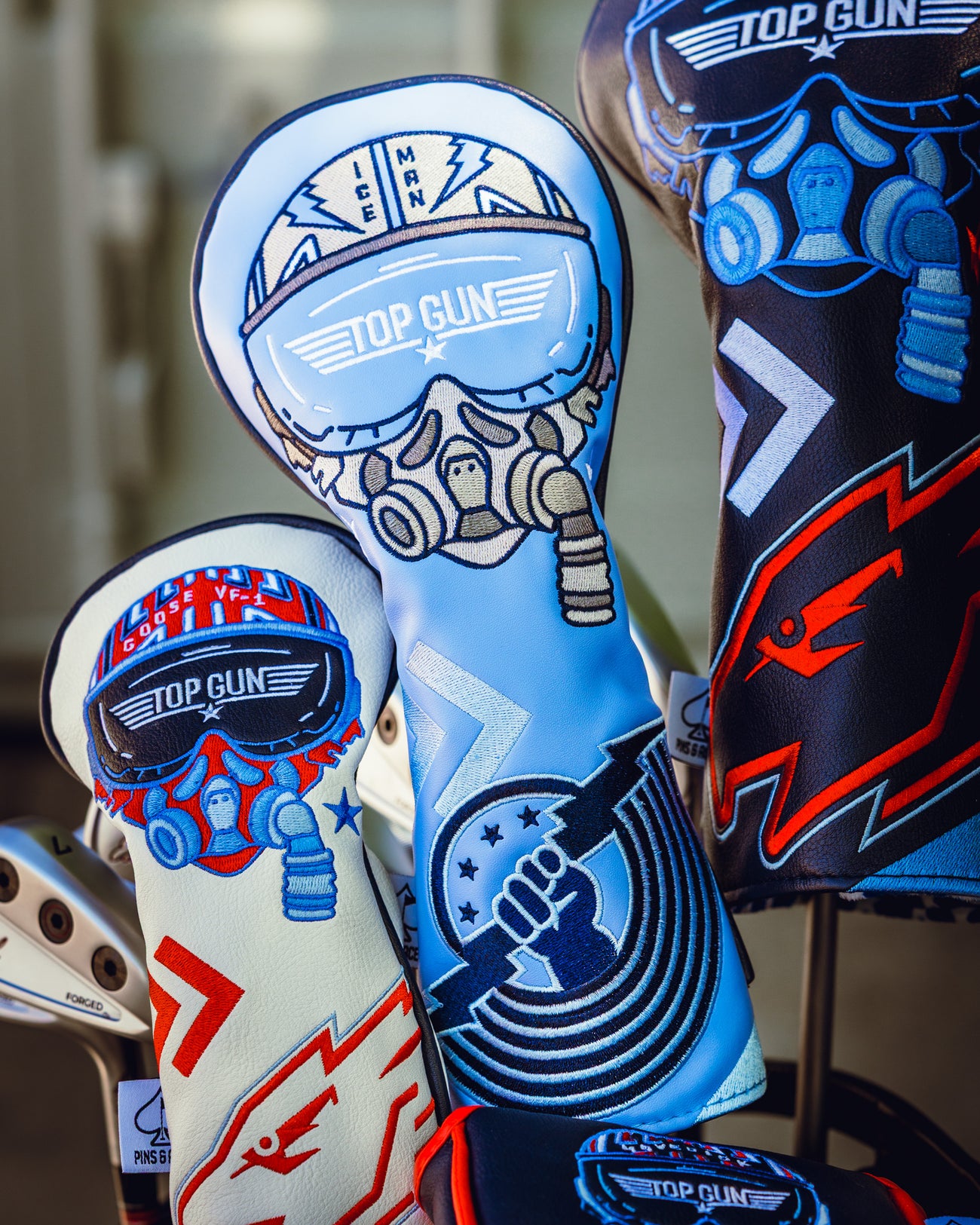 Top Gun - Ice Man Fairway Headcover | Stealth-Black Fabric | Star ...