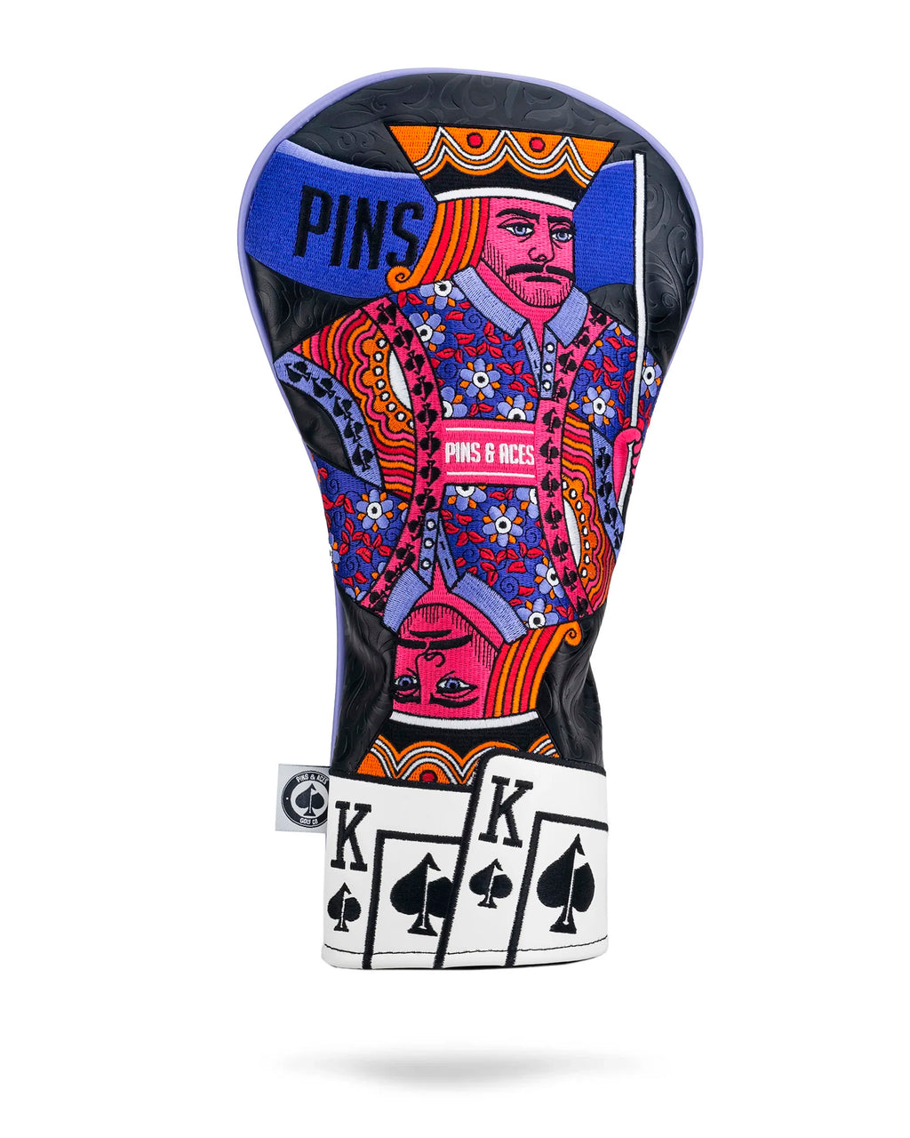 "King of Spades - Handmade Driver Cover for Bold Golfers"
